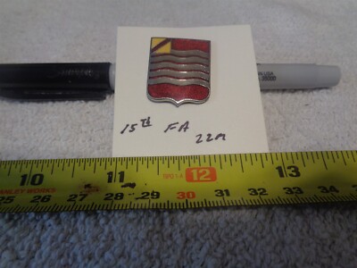 15th Field Artillery 22M Unit Crest, DI, DUI (DRAW#W2) | eBay