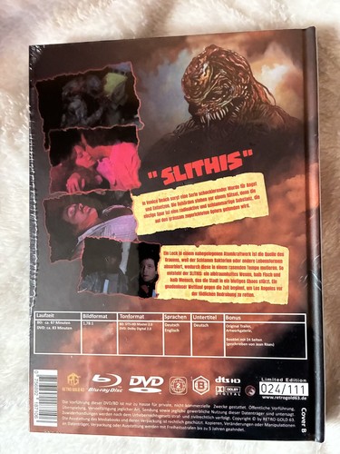 Slithis (1978) Mediabook Blu-ray / DVD Region B Rick Melton Cover New ...