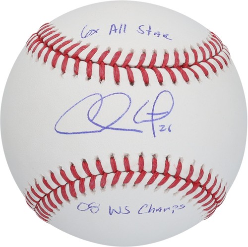 Chase Utley Philadelphia Phillies Signed Baseball with Multiple ...