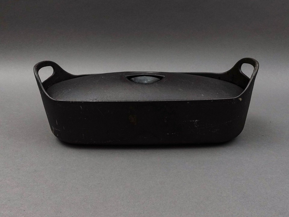 Timo Sarpaneva Rosenlew Finland MCM Black Cast Iron Casserole Pan Pot ...