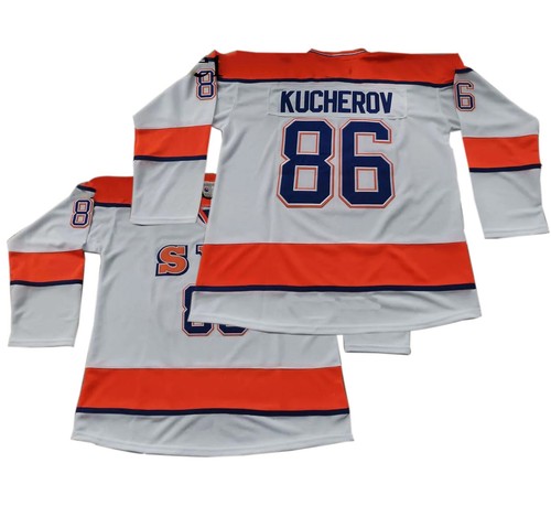 Throwback Kucherov #86 High School Hockey Jersey Custom Names White ...
