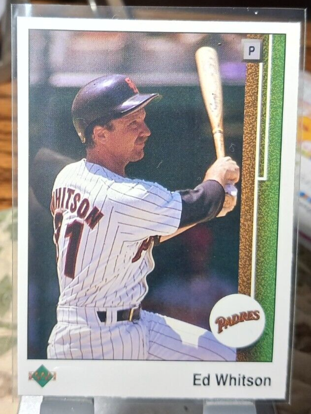 1989 Upper Deck Baseball Card of Ed Whitson #453 (NM) Free Returns | eBay