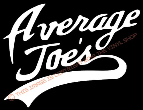 ONE Awesome "Average Joe's" Vintage Style Old School decal sticker | eBay