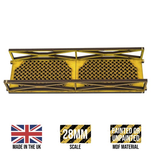 WWG Industry of War 3 x Double Walkway with Handrail – 28mm Wargaming ...