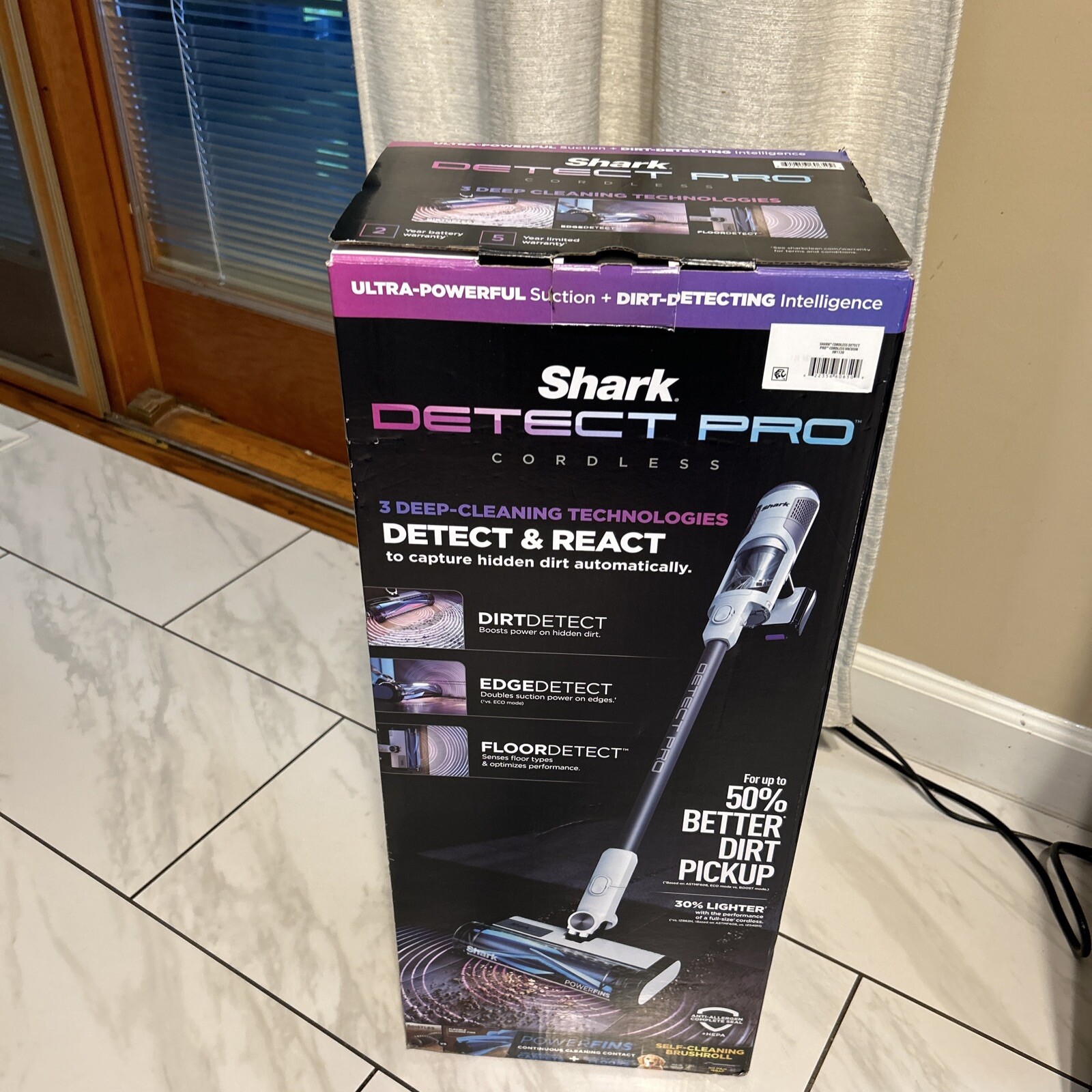 Shark DETECT PRO Detect & React Cordless Stick Vacuum IW1120 for sale ...