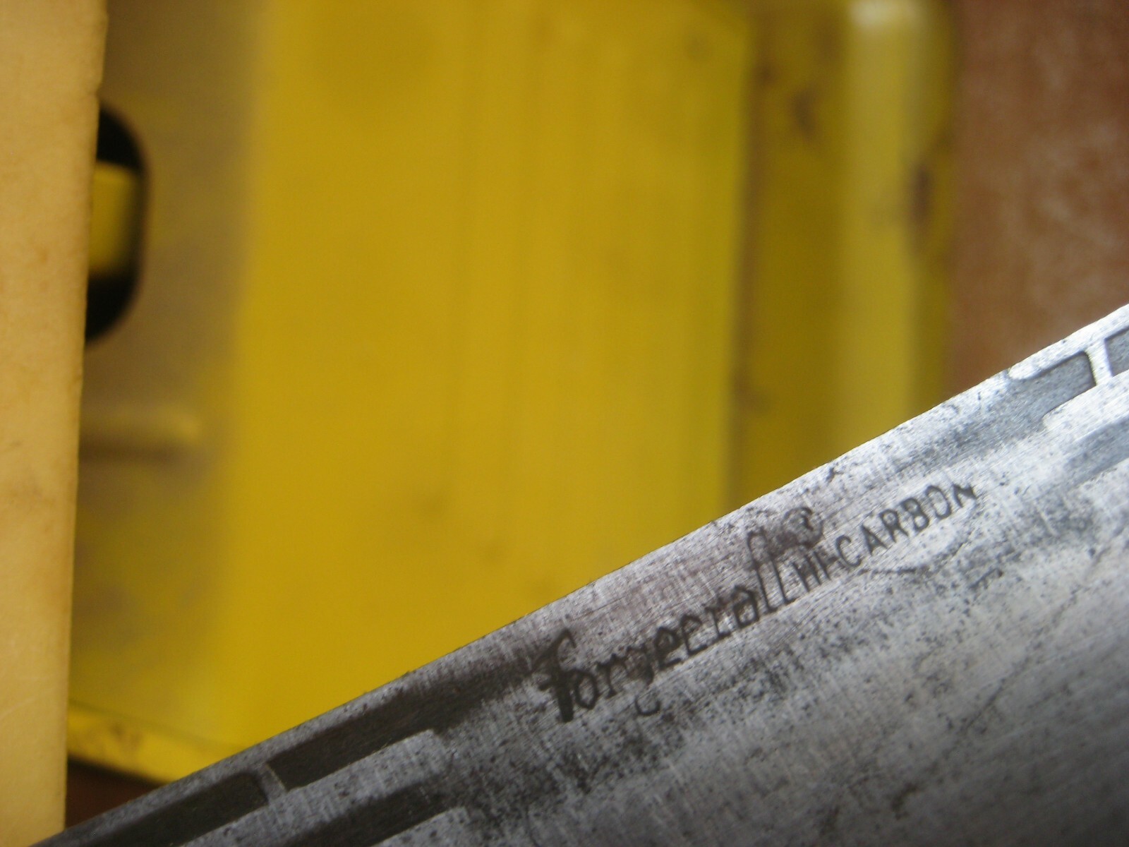 Vintage 7" Blade *** FORGECRAFT *** Small Carbon Butcher Knife USA | eBay