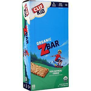 Clif Bar Z Bar for Kids Iced Oatmeal Cookie 18 bars | eBay