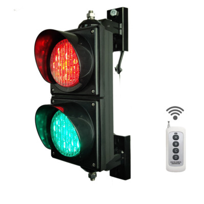 Remote control wireless control 4 inches 100mm LED Traffic Light Red ...
