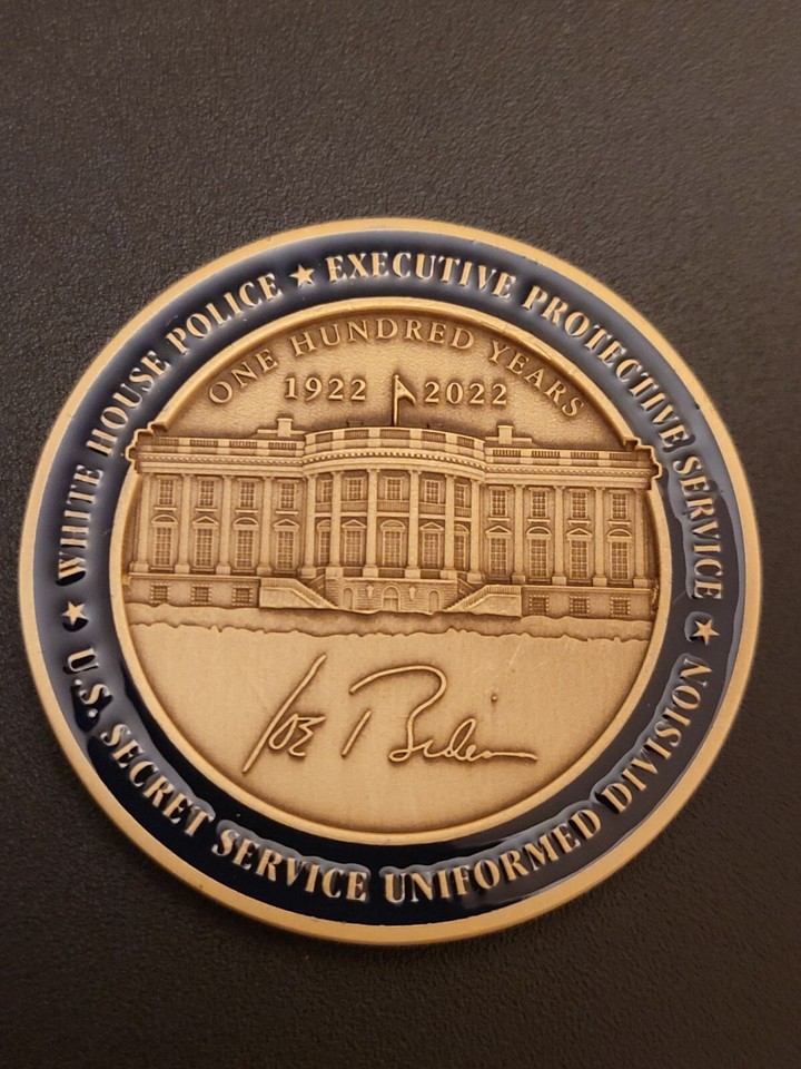 Official Joe Biden US ~ Secret Service 100th Anniversary Challenge Coin ...