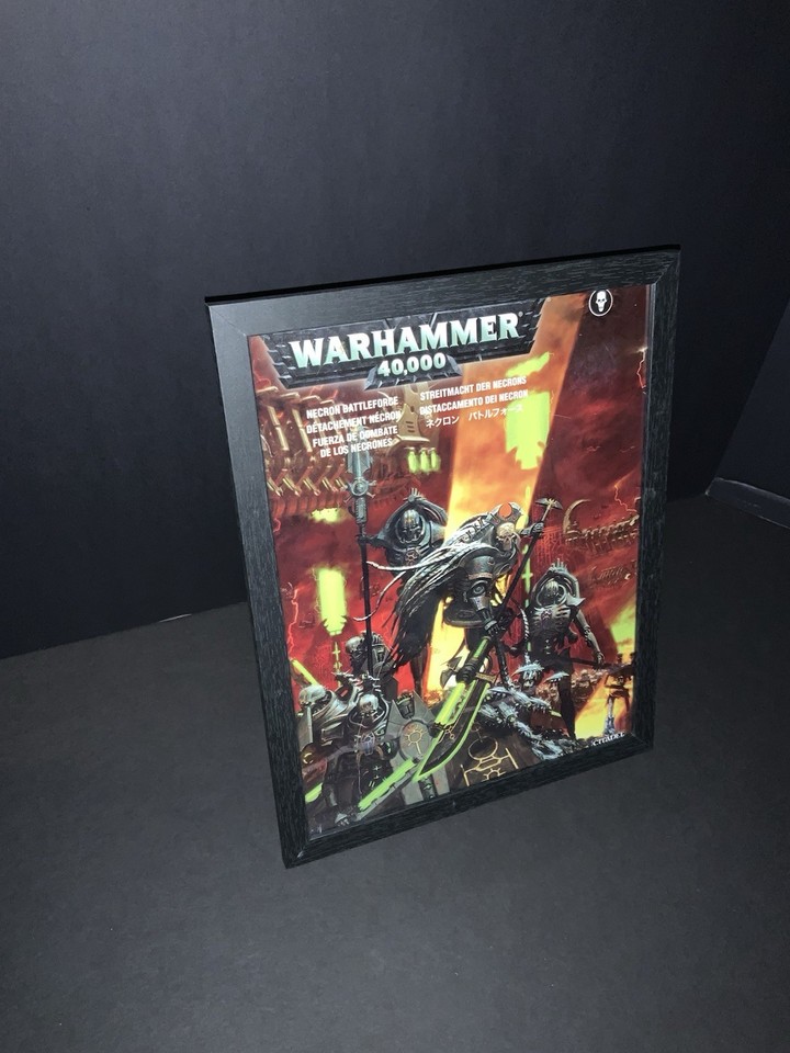 Framed Necron Battleforce Box Cover Art OOP Warhammer 40K DECOR - Wall ...