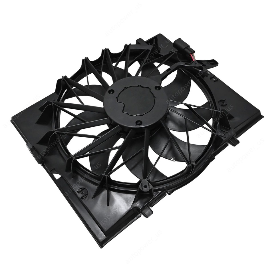 17427543282 Radiator Cooling Fan For BMW E60 525i 528i 530i 2004 2005 ...