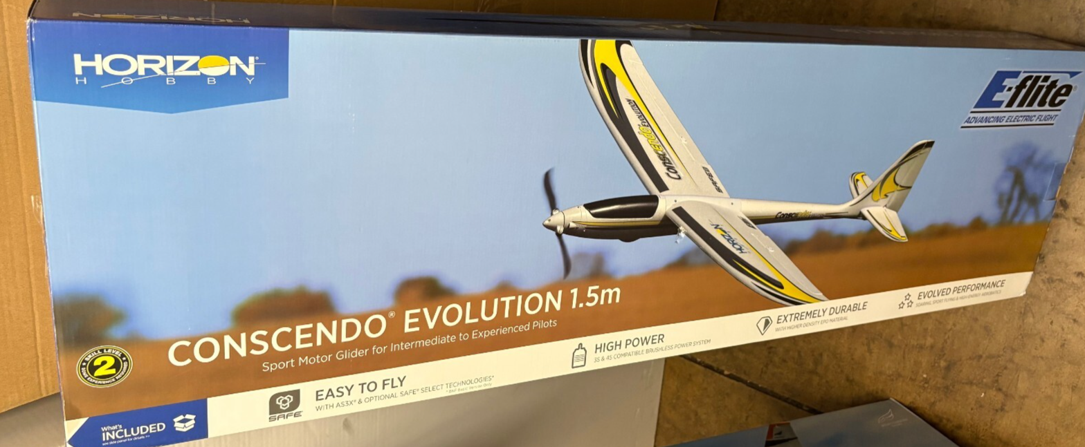 E-flite Conscendo Evolution 1.5m PNP Powered Glider Airplane EFL01675 ...