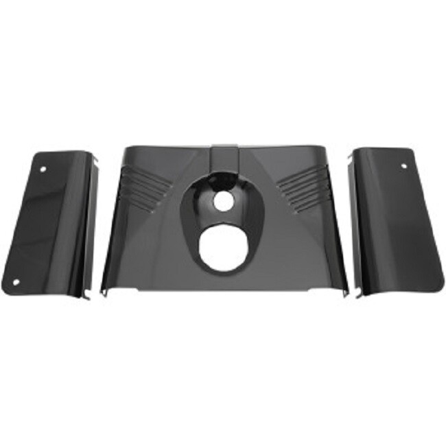 Black Front Fork Headlight Trim Panel Kit For 90-17 Harley Fatboy 67820 ...