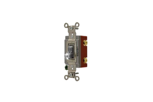 Hubbell HBL1221ILC 20A Illuminated Toggle Switches Red 120-277 VAC Spec ...