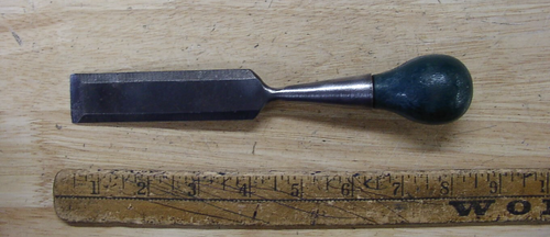 Vintage Unbtranded Bevel Edge Socket Chisel,1" X 6",W/1-7/8" Palm ...