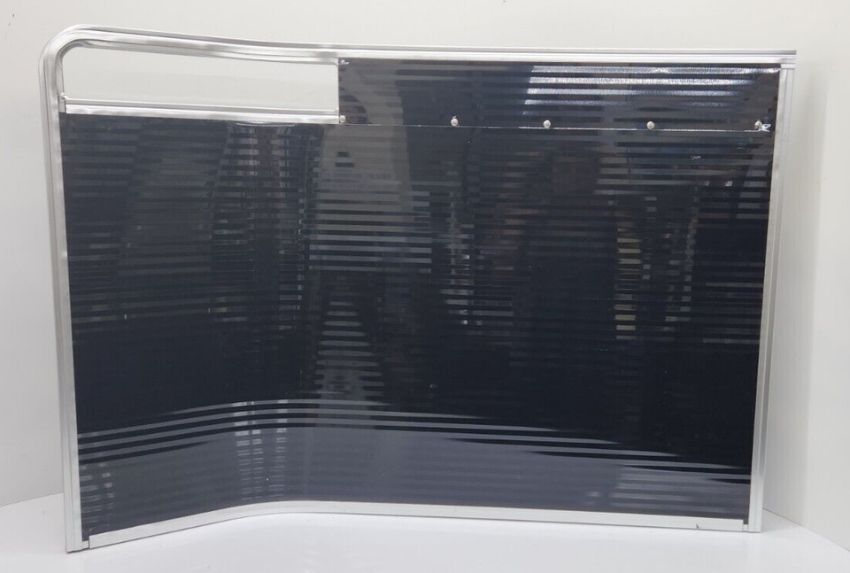 Pontoon Boat Replacement Rear Aft Black Fence Rail Corner Panel ...