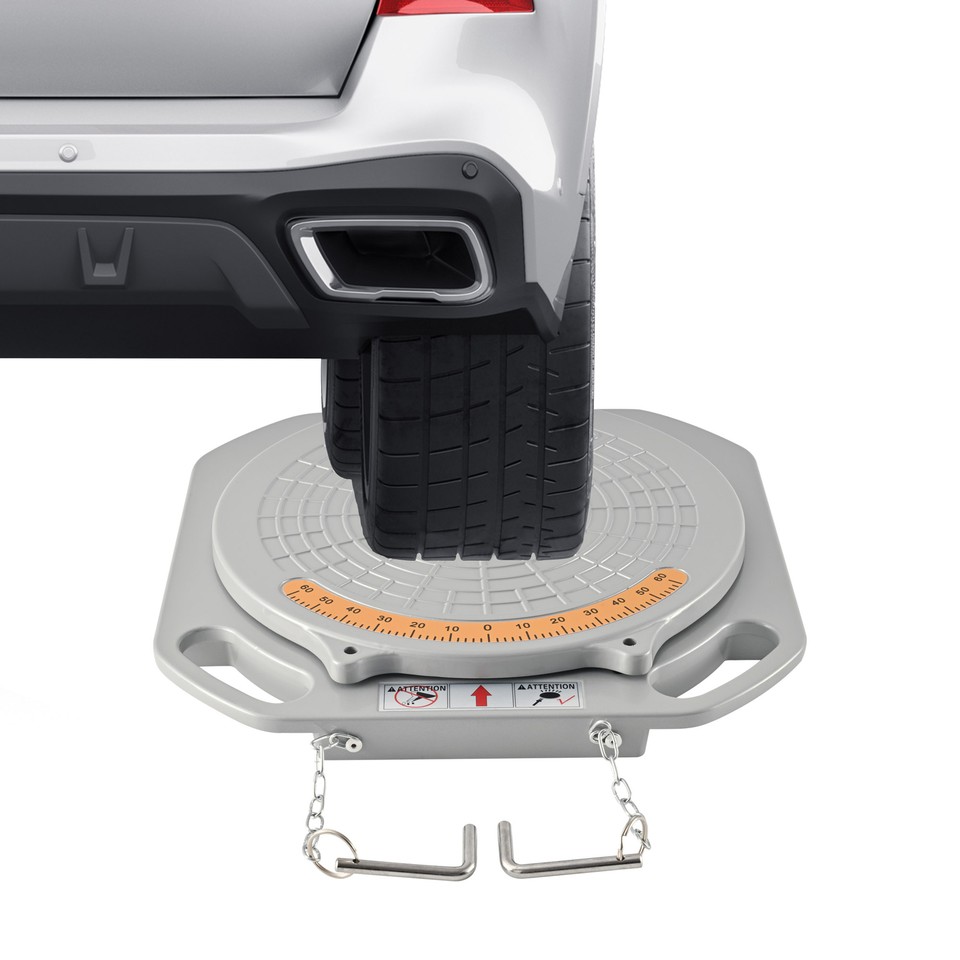 Wheel Alignment Turntable Plates 1 Pair 11,000 LBS Load Capacity ...