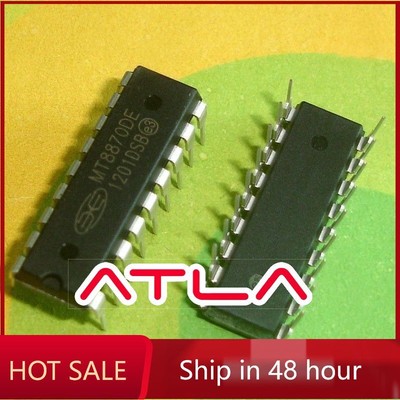 50 PCS MT8870DE DIP-18 MT8870 ISO2-CMOS Integrated DTMF Receiver Chip ...