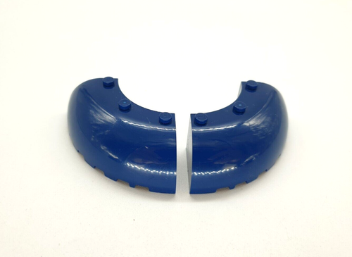 Lego 2 x Rundstein Viertelkreis 87559 6x6x2 dunkelblau 75283 71766 | eBay