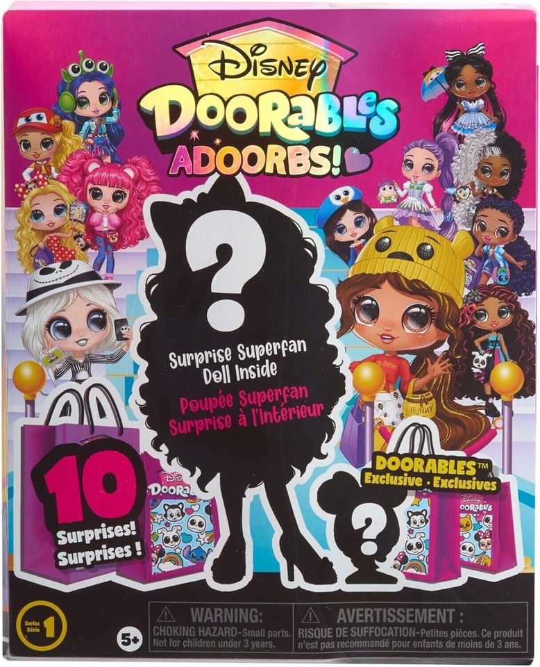 Disney DOORABLES Adoorbs Doll MARISOL SADNESS Superfan Inside Out Movie ...