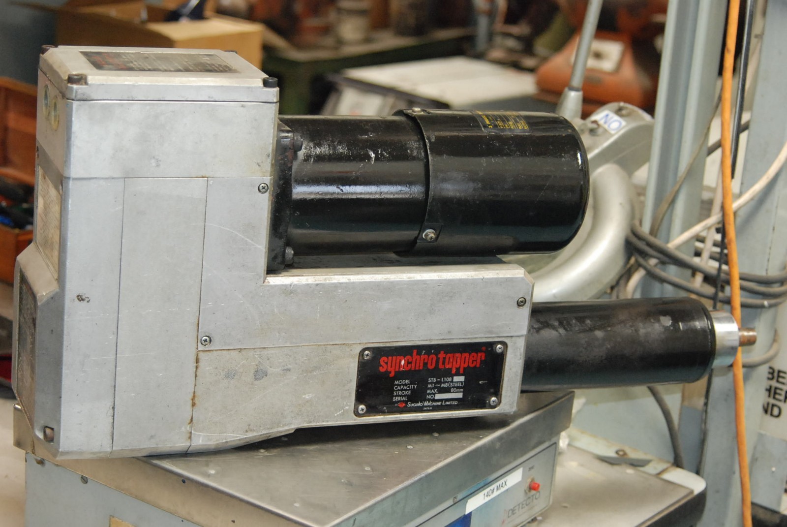 Sugino STB-L108-X, Synchro Tapper, 80mm Stroke, M1-M8 (Steel) Max, 200V ...