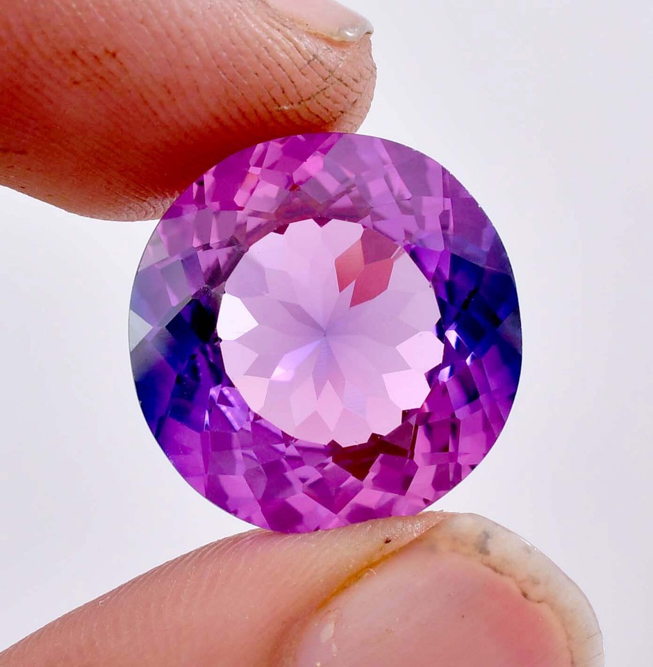 AAA+ Flawless 16 x 16 mm Natural Bi-Color Java Plum Sapphire (GIT ...