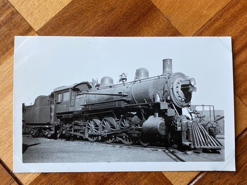 Soo Line Railroad Steam Engine Locomotive 707 Vintage Photo | eBay