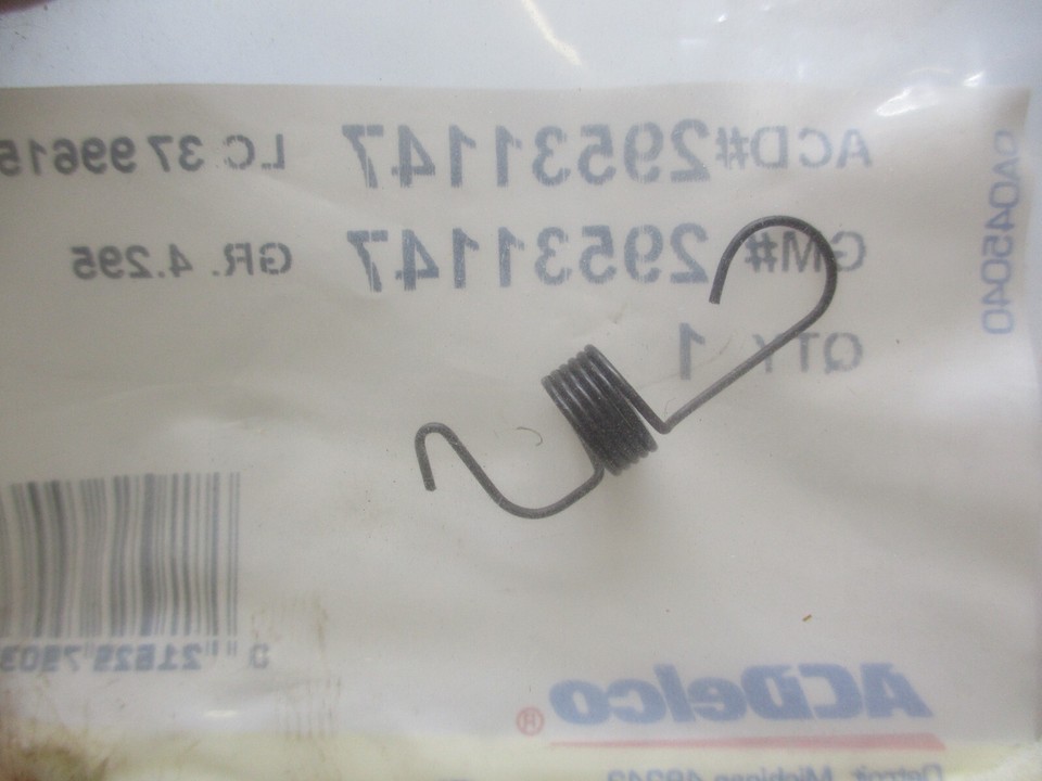 General Motors 29531147 Automatic Transmission Park Pawl Spring ...