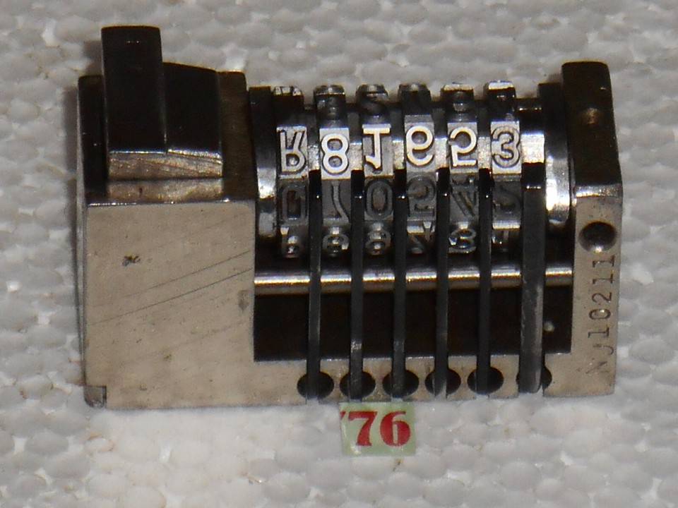 WMA Letterpress Numbering machine | 76 | eBay