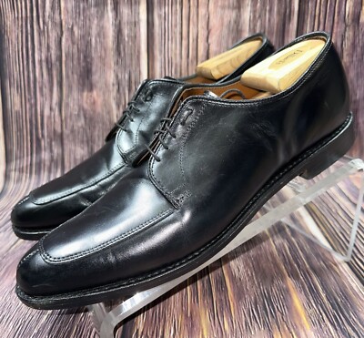 Allen Edmonds Delray Mens Split Toe Dress oxford Black Leather size 10 ...