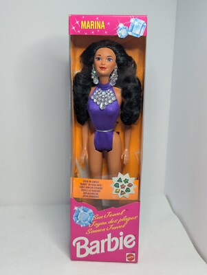 SUN JEWEL MARINA 1993 Mattel Barbie Doll Vintage New In Box ...