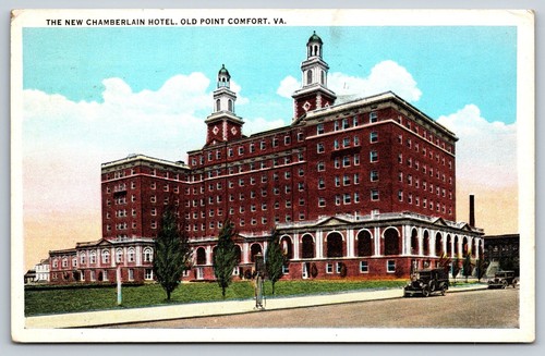The New Chamberlain Hotel, Old Point Comfort, Virginia Vintage Postcard ...