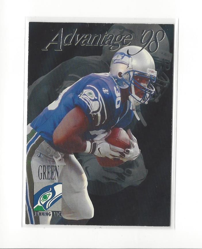 1998 Collector's Edge Advantage Silver #195 Ahman Green Rookie Seahawks ...