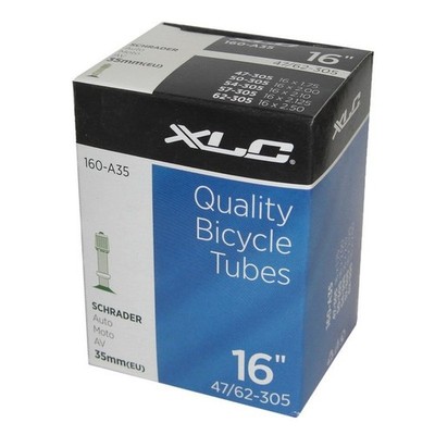 XLC Bicycle inner tube 160-A35 16 X1.75/2.125 47/62-305 STANDARD 35MM ...