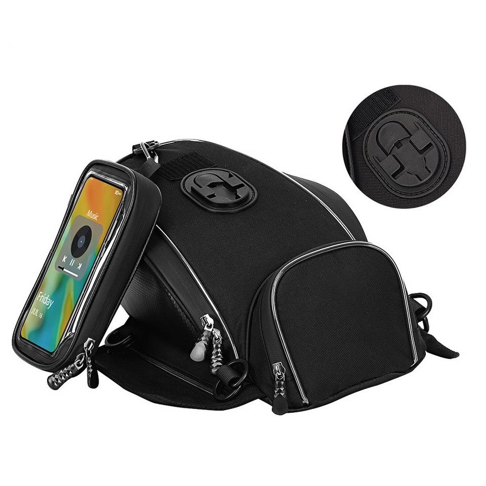 Motorcycle Phone Holder Tank Bag for Motorbike Storage and Organization ...