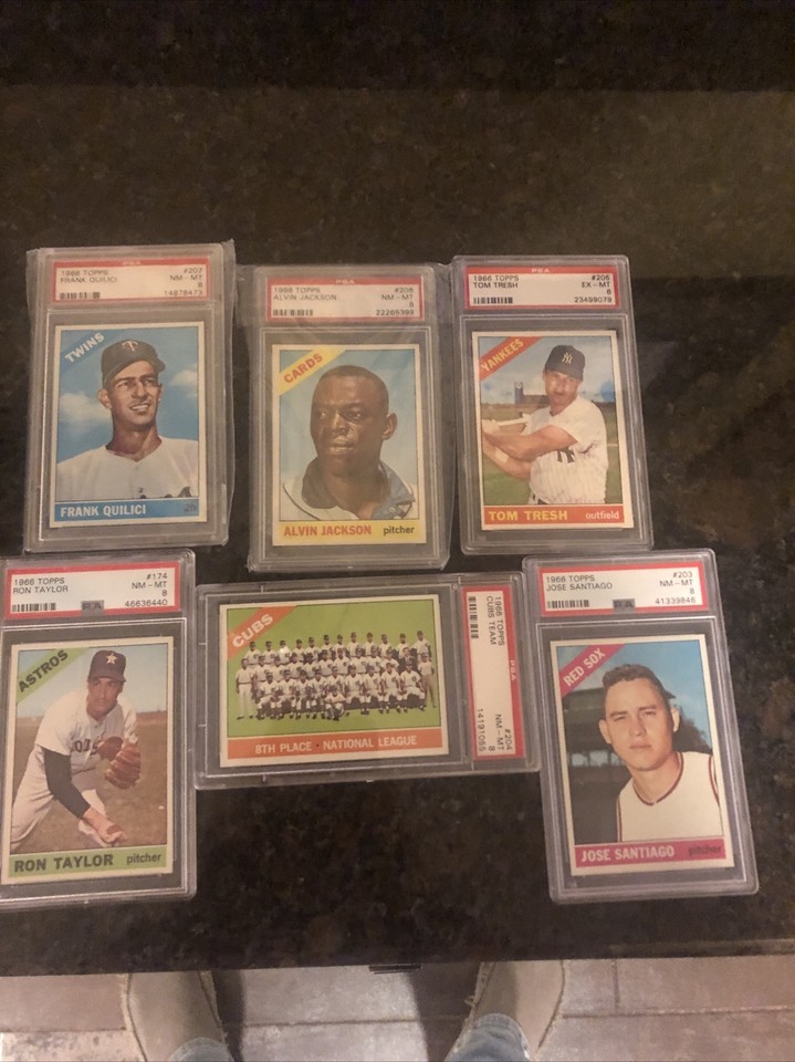 1966 Topps Baseball Cards Complete Set-Ex+ | eBay