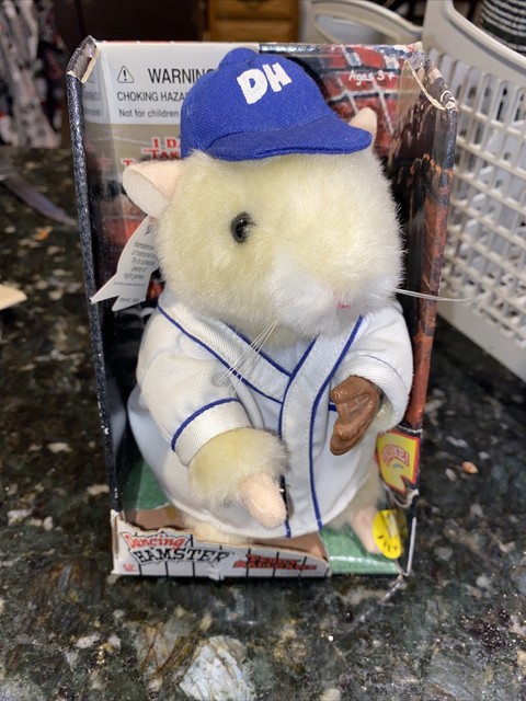 Gemmy Teddy Ballgame Baseball Dancing Hamster Take Me out to The Ball ...