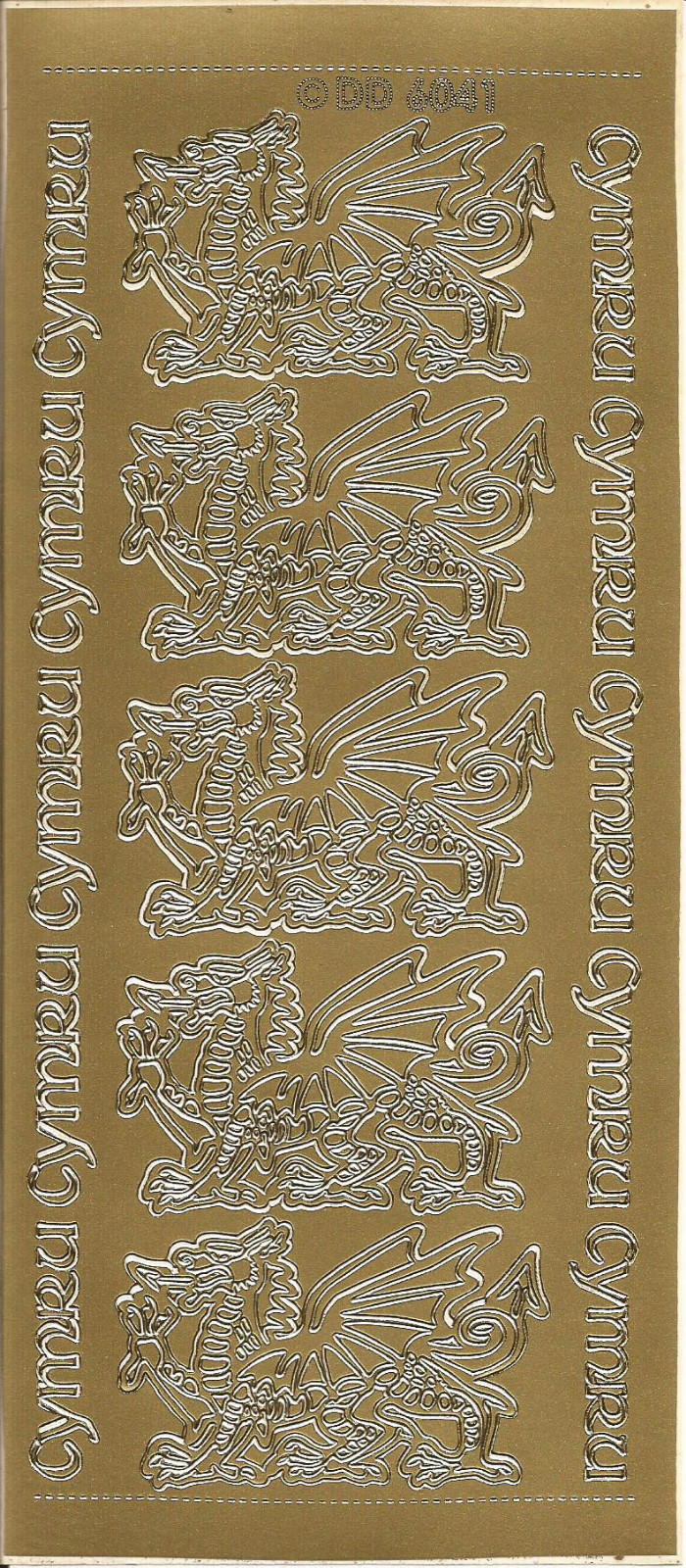 Peel Offs - Wales/Welsh - Stickers for Card-Making and Scrapbooking ...