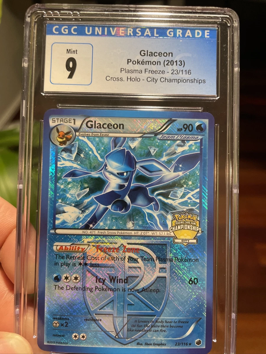 Glaceon Pokemon Card Plasma Freeze