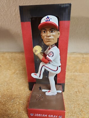 Exclusive 2023 Washington Nationals Talking Josiah Gray Bobblehead NIB ...