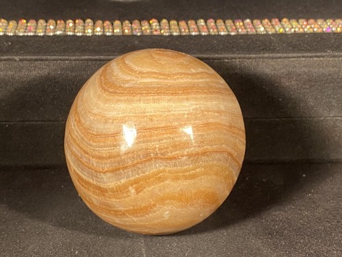 Banded Brown Aragonite 60mm Sphere, 284 Grams, (Patience/Grounding) | eBay