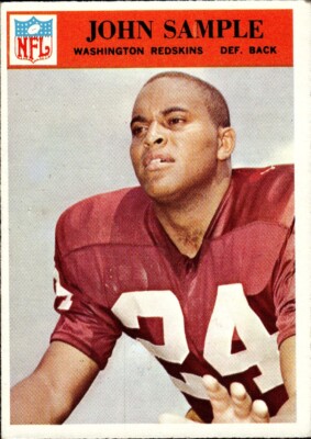 1966 Philadelphia Johnny Sample Washington Redskins #191 | eBay