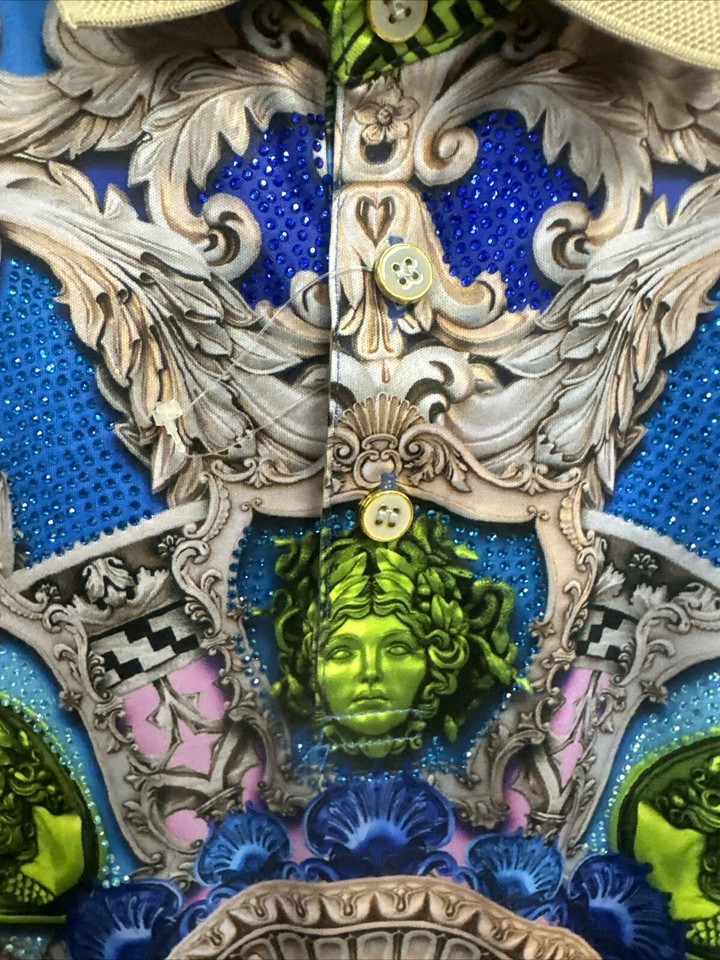 BARABAS Urban MEDUSA Polos with Bling Stones Top Notch Quality and ...