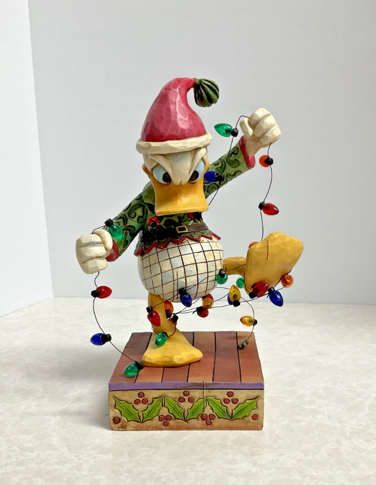 Disney / JIM SHORE - Donald Duck - "SANTA'S HIGH STRUNG HELPER ...
