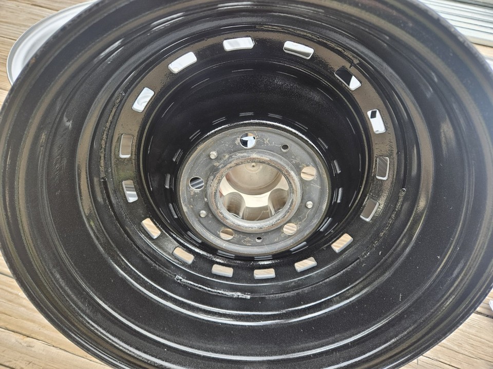 🔥🔥 Set/4 Chevy 15 x6.5 G20 Van C10 Silverado Truck Rally Rims Wheels ...