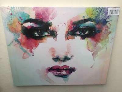 NEW ARTISTIC FACE PORTRAIT SMALL CANVAS PRINT SEALED SHRINK WRAPPED ...
