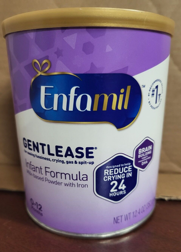 Enfamil GentlEase Infant Formula Powder 0-12mo 12.4oz Can exp 1 Nov ...