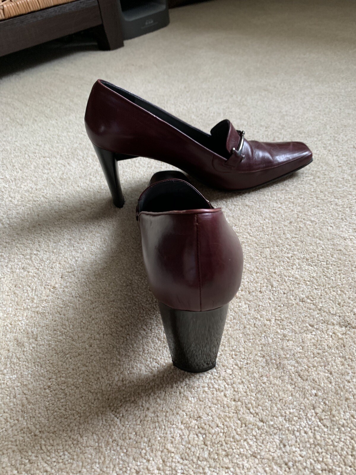 Rangoni Womens Wine color Heels sz 6B | eBay