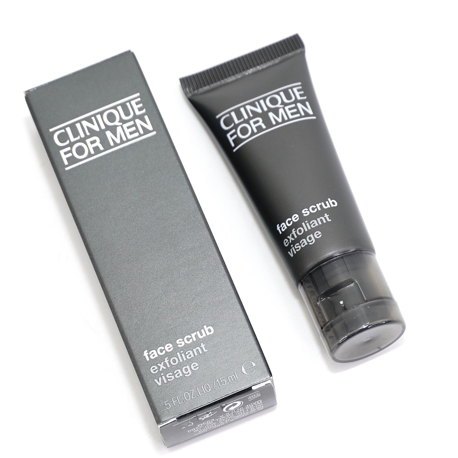 Clinique For Men Face Scrub Exfoliant 0.5oz. [New in Box] | eBay