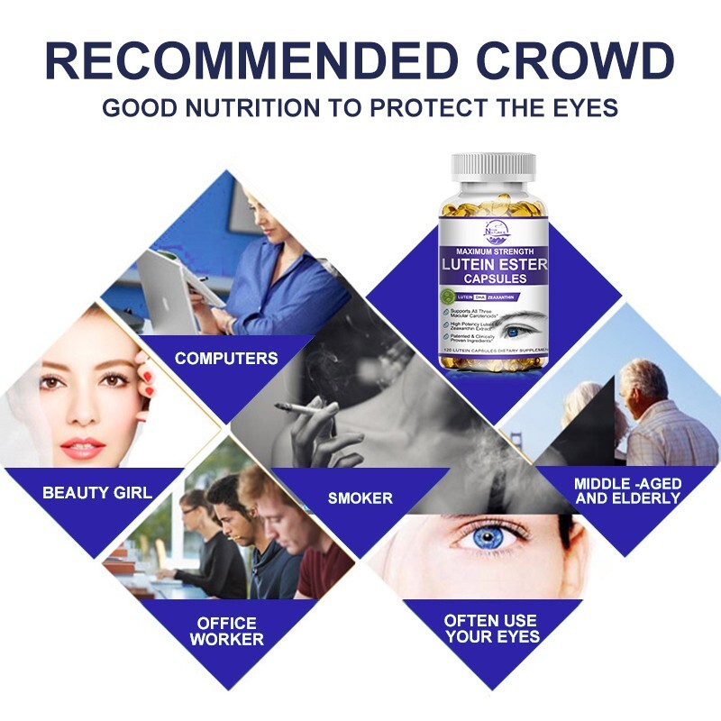 120PC Eye Health Supplement,Lutein & Zeaxanthin,Vision Health,Eye ...